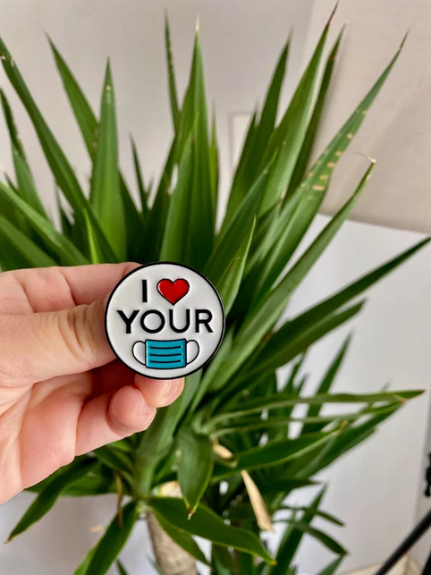 I Love your Mask pin – MedicoStore مدكو ستور